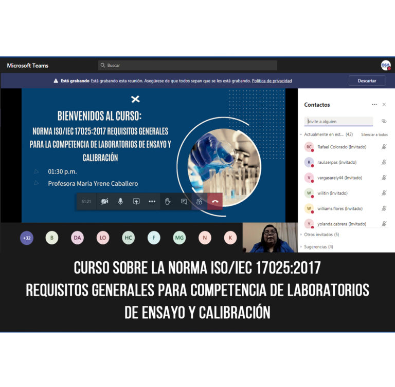 Organismo Salvadoreño de Acreditación | OSA imparte curso sobre la ...