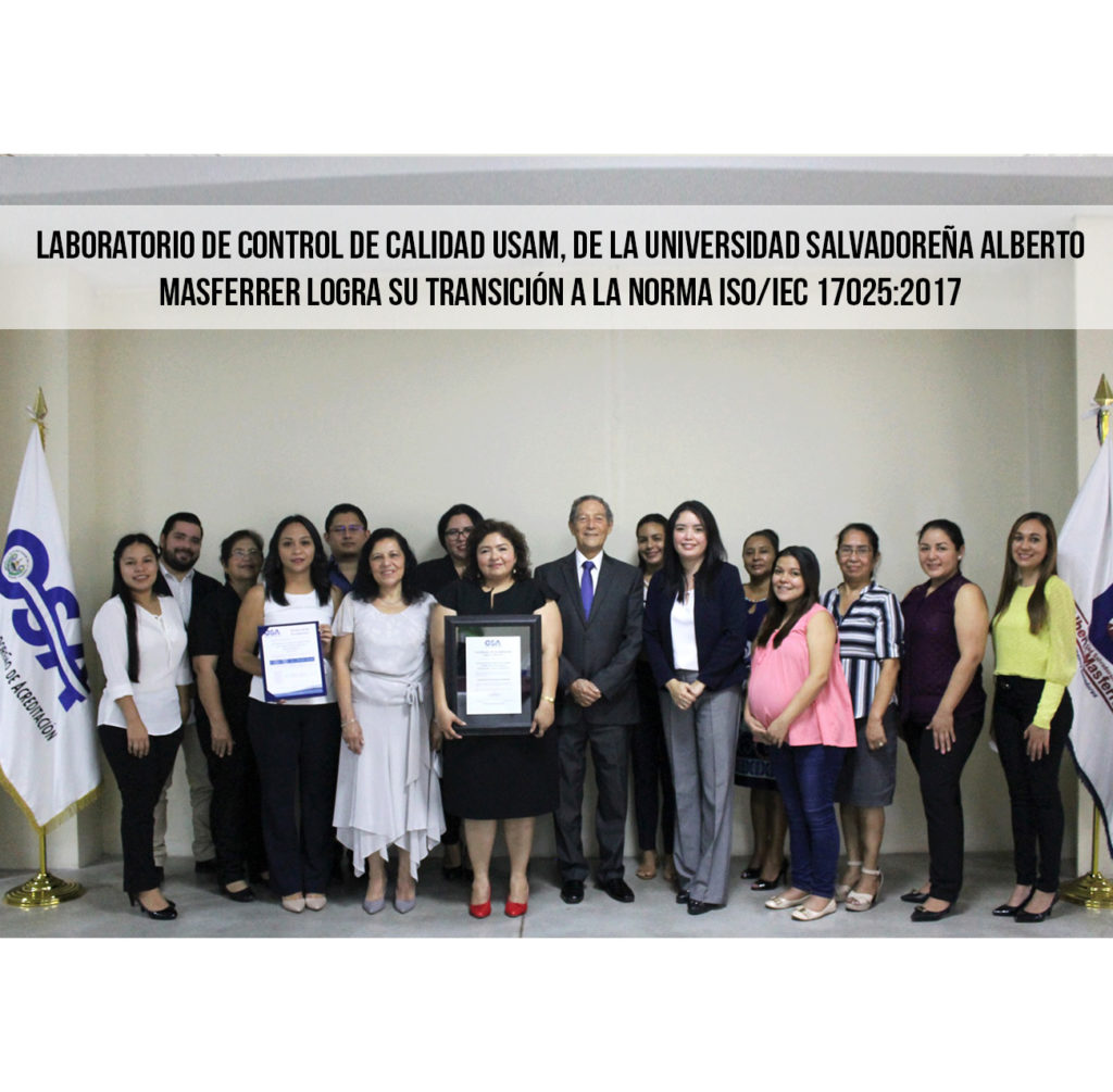 Organismo Salvadoreño de Acreditación | Laboratorio de Control de ...